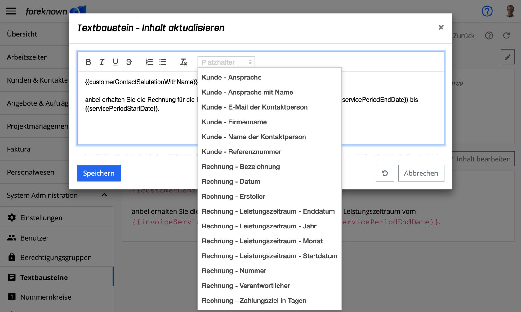 Angebote, Aufträge und Rechnungen flexibler gestalten | foreknown Software